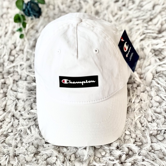 Champion | Accessories | New With Tags Champion Hat Adjustable White ...